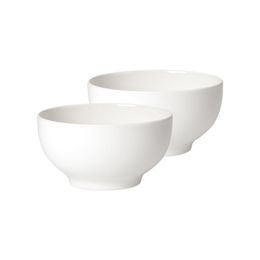 Villeroy & Boch Schale VILLEROY & BOCH "Schalen For Me &oslash; 15.0 cm 2er Set wei&szlig;", wei&szlig;, Sch&uuml;sseln, Schale