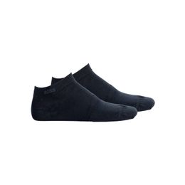 Sneakersocken BOSS "Socken 2er Pack", Herren, Gr. 43-46, blau, Obermaterial: 65% Baumwolle CO. 33% Polyamid PA. 2% Elasthan EL., Socken Sneakersocken