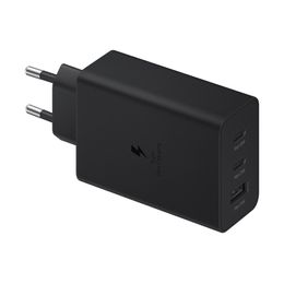 Samsung Ladestation "Travel Adapter Trio (65W)", schwarz, B:12cm H:8cm T:20cm, Ladeger&auml;te, Ladestation