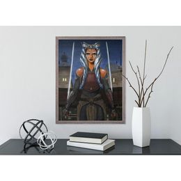 Wandbild Komar "Star Wars Ahsoka", bunt (farbe bild(er): bunt), Disney, 1 Stk., Vlies, Bilder, Wandbild, 30 x 40 cm (Breite x H&ouml;he) - Kinderzimmer, Dekoration