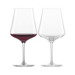 Rotweinglas ZWIESEL GLAS "Burgunder Rotweingl&auml;ser Bouquet 657 ml 2er Set transparent", bunt (transparent), 2 tlg., Glas, Trinkgef&auml;&szlig;e, Rotweinglas