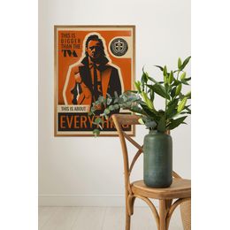 Wandbild Komar "Marvel Loki This is About Everything", orange (farbe bild(er): orange), Disney, 1 Stk., Vlies, Bilder, Wandbild, 40 x 50 cm (Breite x H&ouml;he) - Kinderzimmer, Dekoration