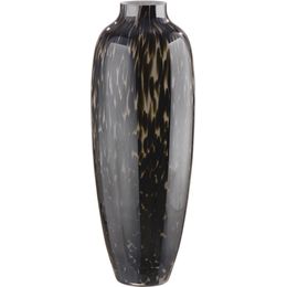 Bodenvase Gilde "Vase "Afrika", braun, B:23cm H:61,5cm T:23cm, Glas, Vasen, Bodenvase