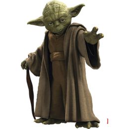 Wandtattoo Komar "Star Wars Yoda - Gr&ouml;&szlig;e 100 x 70 cm", gr&uuml;n (gr&uuml;n, braun), Blumen Disney Wald, Folie, Wandtattoos, Wandtattoo, selbstklebend, Wandsticker, Kinderzimmer