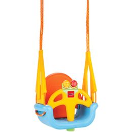 Babyschaukelsitz Jamara "Grow with me 3in1", bunt (orange, blau), Schaukelsitze, Baby, bis 60 kg, Kunststoff, Babyschaukelsitz, mit Sicherheitsb&uuml;gel, B:47cm H:33cm