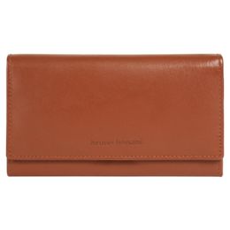 Geldb&ouml;rse Bruno Banani, Damen, braun (cognac), Leder, leicht gl&auml;nzend, unifarben, Kleinlederwaren Geldb&ouml;rse, echt Leder