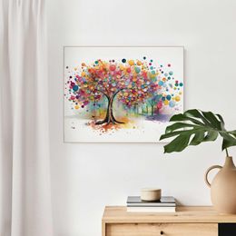 Wandbild Reinders "Tree of Colours", bunt (farbe bild(er): bunt), B:40cm H:50cm T:3cm, MDF, Bilder, Wandbild