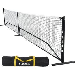 Pickleballnetz Joola "Elemental Pickleball Net", schwarz-wei&szlig; (schwarz, wei&szlig;), Sport-Netze, B/H/L: 54,5cm x 94,5cm x 670cm, Polyester, Stahl, Pickleballnetz, mit Stahlrahmen, PPVC-Netz, Out-/ Indoor, inkl. Tragetasche, B:54,5cm H:94,5cm L:670cm