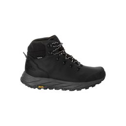 Wanderschuh Jack Wolfskin "TERRAQUEST X TEXAPORE MID M", Herren, Gr. UK 10,5 - EU 45, Normalschaft, grau (phantom), Hauptmaterial: Leather. .Second Material: Textile. Futter: Texapore Ecosphere Pro .Sole: Rubber / EVA. 100% Rubber/ EVA, Schuhe Wanderschuh