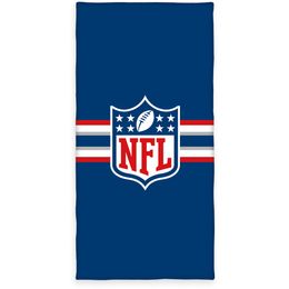 Badetuch "NFL Super Bowl", bunt, B:75cm L:150cm, Samt, Obermaterial: 100% Baumwolle, Handt&uuml;cher, Badetuch, hochfarbig bedruckt, American Football