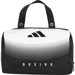 Kulturbeutel adidas Performance "Med Pouch Boxing", schwarz, wei&szlig;, Taschen, Jungen, Polyester, Kulturbeutel, ist mit dem Backpack M und Backpack L kompatibel