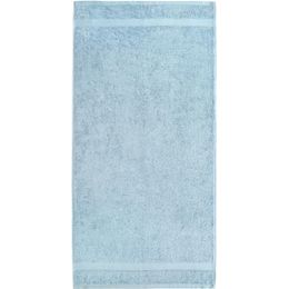 Handtuch Dyckhoff "Planet", blau (bleu), B:50cm L:100cm, Walkfrottier, Obermaterial: 100% Baumwolle, Handt&uuml;cher, Handtuch