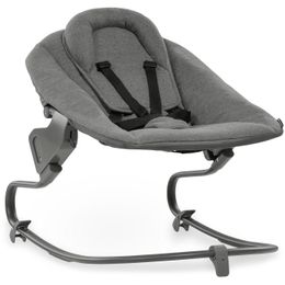 Babywippe hauck "Alpha Bouncer Premium, Dark Grey", Baby, grau (dunkelgrau), Kunststoff, Polyester, Babywippen Babywippe, f&uuml;r Neugeborene mit Wippgestell, f&uuml;r Hochstuhl Alpha+ und Beta+