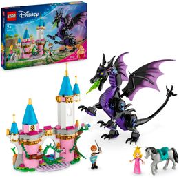 Konstruktionsspielsteine Lego "Malefiz als Drache (43240), Lego Disney Princess", bunt, Spielbausteine, Kinder, Kunststoff, Konstruktionsspielsteine, Made in Europe