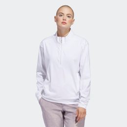 Sweatshirt adidas Performance "W ULT C QTR Z L", Damen, Gr. S, wei&szlig;, Obermaterial: 75% Polyester, 25% Elasthan, Sweatshirts Sweatshirt