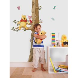 Wandtattoo Komar "Winnie the Pooh Size - Gr&ouml;&szlig;e 100 x 70 cm", bunt, B:100cm H:70cm, Folie, Wandtattoos, Wandtattoo, selbstklebend, Wandsticker, Kinderzimmer