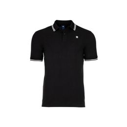 G-Star Raw Poloshirt G-STAR "Poloshirt Dunda Slim Stripe Polo", Herren, Gr. L, schwarz, Obermaterial: 95% Baumwolle CO(Bio). 5% Elasthan EL., Shirts Poloshirt