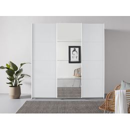 Schwebet&uuml;renschrank Rauch "Kleiderschrank Schrank Garderobe TOPSELLER OTELI inkl. Inneneinteilung", wei&szlig;, B:203cm H:210cm T:62cm, Holzwerkstoff, Schr&auml;nke, Schwebet&uuml;renschrank, mit 3 Innenschubladen sowie zus&auml;tzlichen Einlegeb&ouml;den MADE IN GERMANY