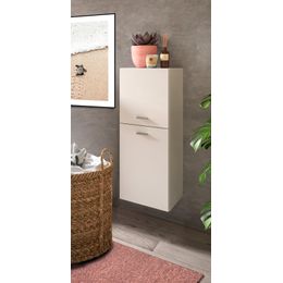 Midischrank Welltime "Tampa, H&ouml;he 80cm, h&auml;ngend oder stehend montierbar", wei&szlig; (wei&szlig; nachbildung), B:30cm H:80cm T:29cm, FSC-zertifizierter Holzwerkstoff, Schr&auml;nke, Midischrank, Badschrank, Bad-M&ouml;bel, Badezimmer