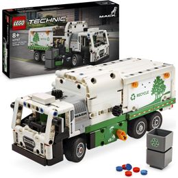 Konstruktionsspielsteine Lego "Mack LR Electric M&uuml;llwagen (42167), Lego Technic", bunt, Spielbausteine, Kinder, Kunststoff, Konstruktionsspielsteine, Made in Europe