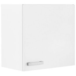 H&auml;ngeschrank Optifit "Odense", wei&szlig; (wei&szlig;, wei&szlig;), B:60cm H:57,6cm T:34,6cm, Schr&auml;nke, H&auml;ngeschrank, 60 cm breit, 57,6 cm hoch, mit 1 T&uuml;r