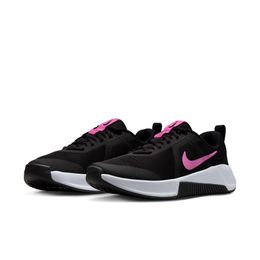 Trainingsschuh Nike "W MC TRAINER 3", Damen, Gr. 40, schwarz, playful pink, Synthetik, Textil, Schuhe Trainingsschuh