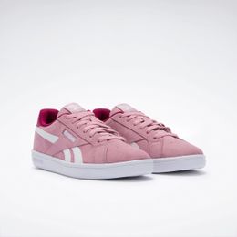 Sneaker Reebok CLASSIC "REEBOK COURT RETRO", Damen, Gr. 41, wei&szlig; (dustyrose, verryberry, wei&szlig;), Synthetik, Textil, Schuhe Sneaker