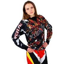 Nerf Motocross-Shirt NERVE "Nerve" Gr. S, bunt, Shirts, Damen, S, Obermaterial: 100% Polyester, Motocross-Shirt