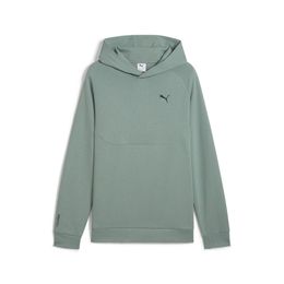 Kapuzensweatshirt Puma "TECH HOODIE DK", Herren, Gr. L, gr&uuml;n (gr&uuml;n moon), Obermaterial: 82% Baumwolle, 18% Polyester, unifarben, regular fit normal, angesetztes B&uuml;ndchen, Sweatshirts Kapuzensweatshirt, mit Kapuze, mit Cat Logo High-Density-Print, mit Eingrifftaschen