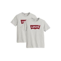 Levi's T-Shirt LEVI'S "T-Shirt Graphic Set-In Neck 2er Pack", Herren, Gr. L, grau, Obermaterial: 100% Baumwolle CO., Shirts T-Shirt