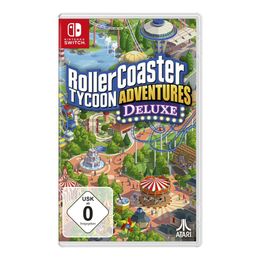 Atari Spielesoftware "RollerCoaster Tycoon Adventures Deluxe", transparent (ohne farbbezeichnung), Nintendo Switch, Spielesoftware, Spielesoftware