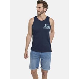 Muskelshirt Jan Vanderstorm "Tanktop FELTON", Herren, Gr. 4XL, blau (dunkelblau), Obermaterial: 100% Baumwolle CO., Tops Muskelshirt