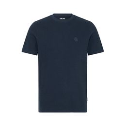 Rundhalsshirt Blend "Rundhalsshirt BHMFort", Herren, Gr. L, blau (salute), Obermaterial: 100% Baumwolle CO., Shirts Rundhalsshirt