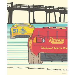 Bild Komar "Cars Strengthen Together", bunt (farbe bild(er): bunt), B:40cm H:50cm, Holz, Papier, Bilder, Bild, Wandbild zur Dekoration im Kinderzimmer - ohne Rahmen