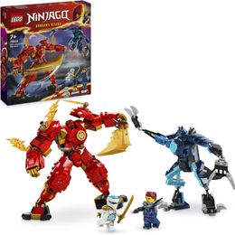 Konstruktionsspielsteine Lego "Kais Feuermech (71808), Lego Ninjago", bunt, Spielbausteine, Kinder, Kunststoff, Konstruktionsspielsteine, Made in Europe