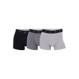 Boxershorts CR7 "Boxershort CR7 Bamboo, Trunk 3-pack FSC 3er Pack", Herren, Gr. M, schwarz (schwarz, grau), Obermaterial: 65% Viskose CV. 30% Baumwolle CO. 5% Elasthan EL., Unterhosen Boxershorts