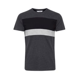 !Solid Rundhalsshirt SOLID "Rundhalsshirt SDSascha", Herren, Gr. XL, grau (dar grau m), Obermaterial: 100% Baumwolle CO., Shirts Rundhalsshirt