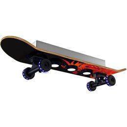 Evotec LED Deckenleuchte "Dragon", Energieeffizienz: G, schwarz (gelb, orange, rot, schwarz drachen design), 7, H: 18cm, 1 Stk., Leuchten, Easy Cruiser, Skateboard-Design, Rollen - Wheels, LED Deckenleuchte