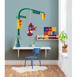 Wandtattoo Komar "Spidey and His Amazing Friends Lamp Swing - Gr&ouml;&szlig;e 50 x 70 cm", bunt, Disney, Folie, Wandtattoos, Wandtattoo, selbstklebend, Wandsticker, Kinderzimmer