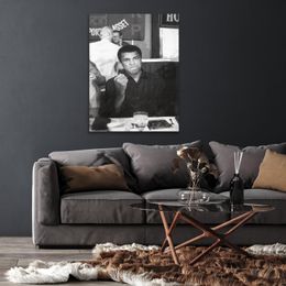 Acrylglasbild queence "Muhammad Ali", grau (farbe bild(er): grau), B:60cm H:90cm T:0,4cm, Bilder, Acrylglasbild, Fine Art-Print in Galeriequalit&auml;t