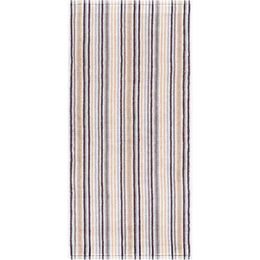 Badetuch Egeria "Combi Stripes", grau, B:70cm L:140cm, Walkfrottee, Obermaterial: 100% Baumwolle, Handt&uuml;cher, Badetuch, mit feinen Streifen, 100% Baumwolle