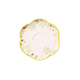 Villeroy & Boch Untertasse VILLEROY & BOCH "Kaffeeuntertasse Spring Awakening &oslash; 14,8 cm bunt", bunt, Speiseteller, Untertasse