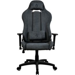 Arozzi Gaming-Stuhl "Torretta Soft Fabric v2", grau (dunkelgrau, schwarz, dunkelgrau), Stoff, St&uuml;hle, Gaming-Stuhl