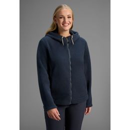 Fleecejacke Maier Sports "DA-FLEECEJACKE RACKA W", Damen, Gr. 36, graphite, Obermaterial: 100% Polyester, Jacken Fleecejacke, f&uuml;r Outdoor-Aktivit&auml;ten, aus Polyester, gerader Schnitt