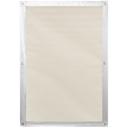 Dachfensterrollo LICHTBLICK ORIGINAL "Haftfix Hitzeschutz Abdunkelung" Gr. 1, beige, B:59cm H:92cm, Polyester, Rollos, Dachfensterrollo, mit Thermobeschichtung, mit Saugnapf