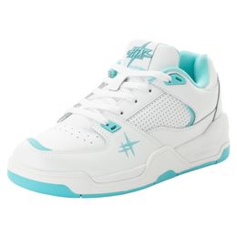 Sneaker K1x "Glide", Herren, Gr. 44,5, gr&uuml;n (wei&szlig;, mint), Leder, Schuhe Sneaker, "Basketball inspiriertes Design"