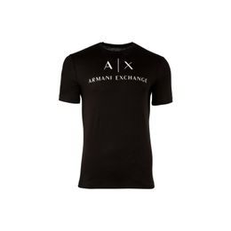 T-Shirt Armani Exchange "T-Shirt 1er Pack", Herren, Gr. XL, schwarz, Obermaterial: 100% Baumwolle CO., Shirts T-Shirt