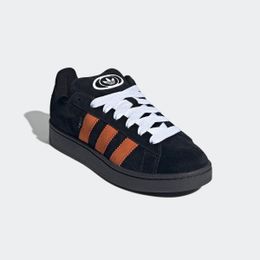 Sneaker adidas originals "CAMPUS 00S", Herren, Gr. 44,5, grau (carbon, orange, cloud wei&szlig;), Leder, Schuhe Sneaker