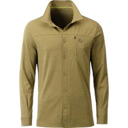 Outdoorhemd LPO "MAVERICK MN", Herren, Gr. M, Normalgr&ouml;&szlig;en, poison, 100% Polyester, regular fit, Hemden Outdoorhemd