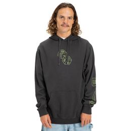 Hoodie DC Shoes "Hi Rolling", Herren, Gr. M, schwarz, Obermaterial: 55% Walkfrottier, 25% Walkfrottier, 20% Microfaser;, Sweatshirts Hoodie